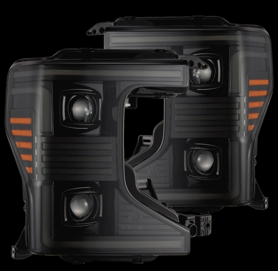 AlphaRex Pro-Series Halogen Headlights: Ford Super Duty F250/F350 (202 ...