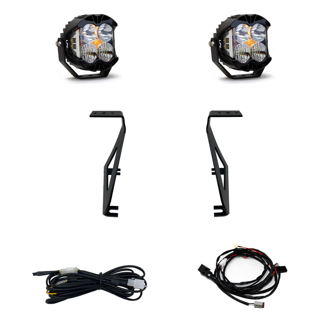 2021-2023 Ford Raptor Baja Designs LP4 Pro A-Pillar Ditch Lights Kit ...