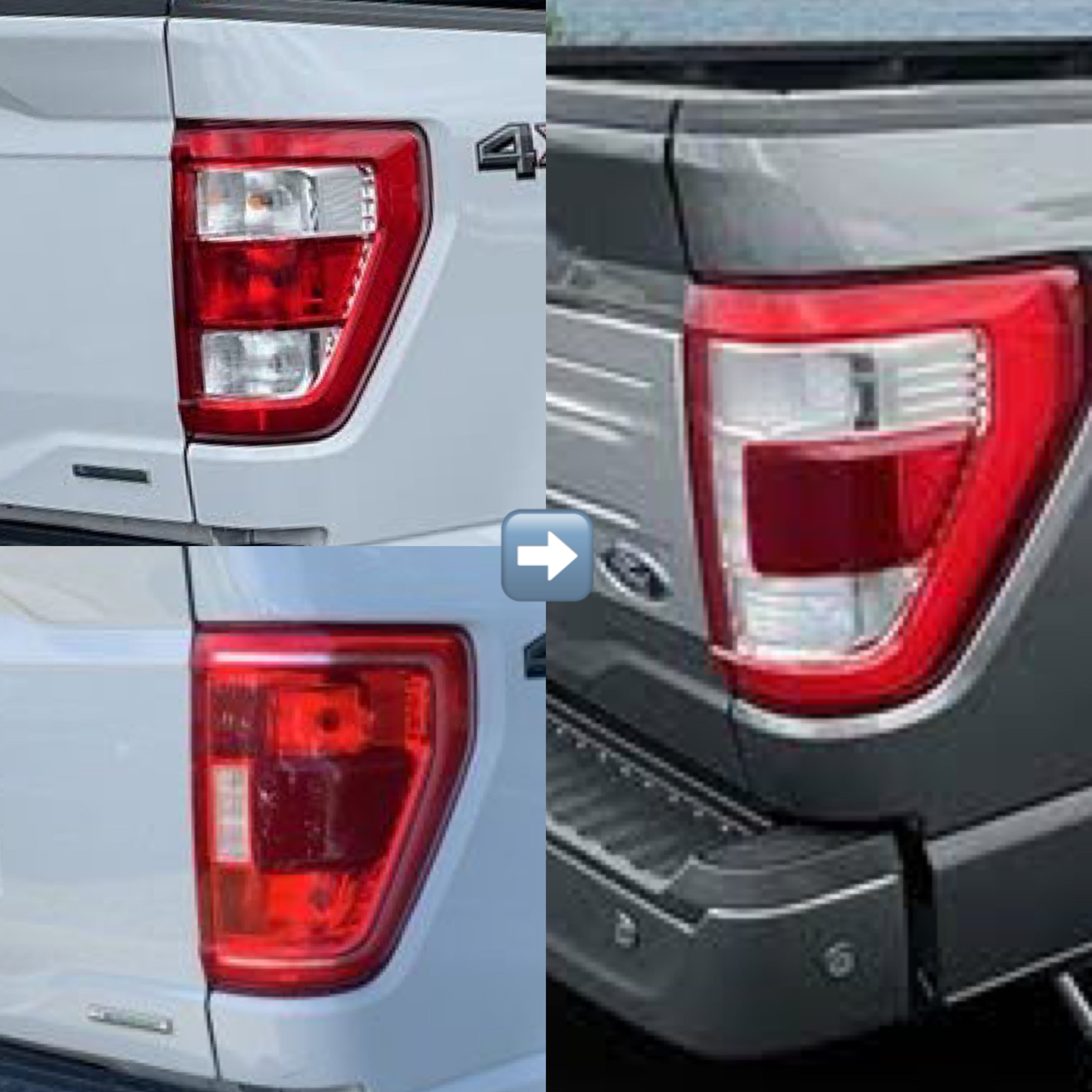 Conversion Harness Ford F150 Halogen to OEM LED Tail Lights 2021-2023 ...