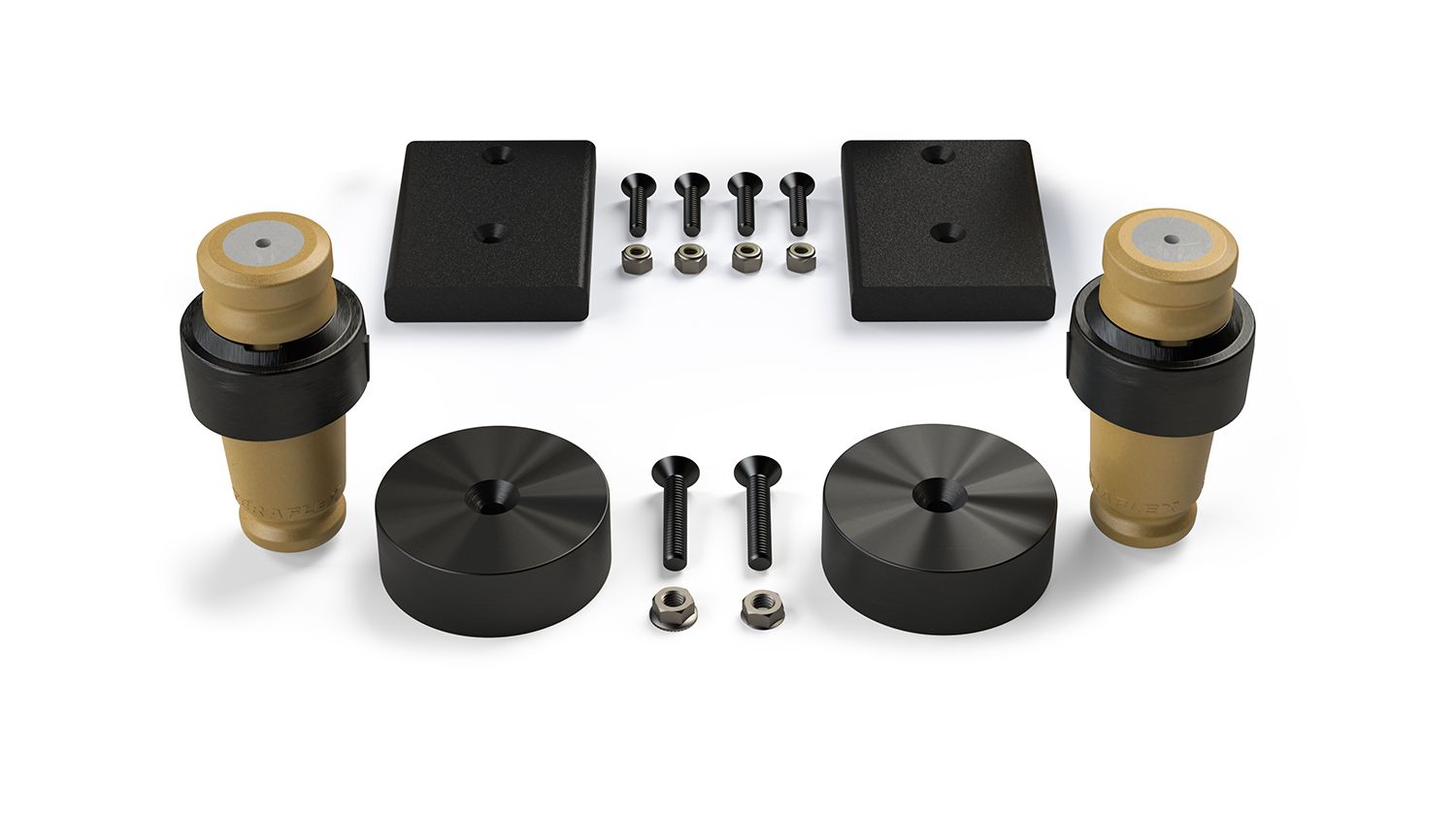 JK: Progressive Bump Stop Kit ? Front (1.5" Lift) – SQUARE1 OFFROAD