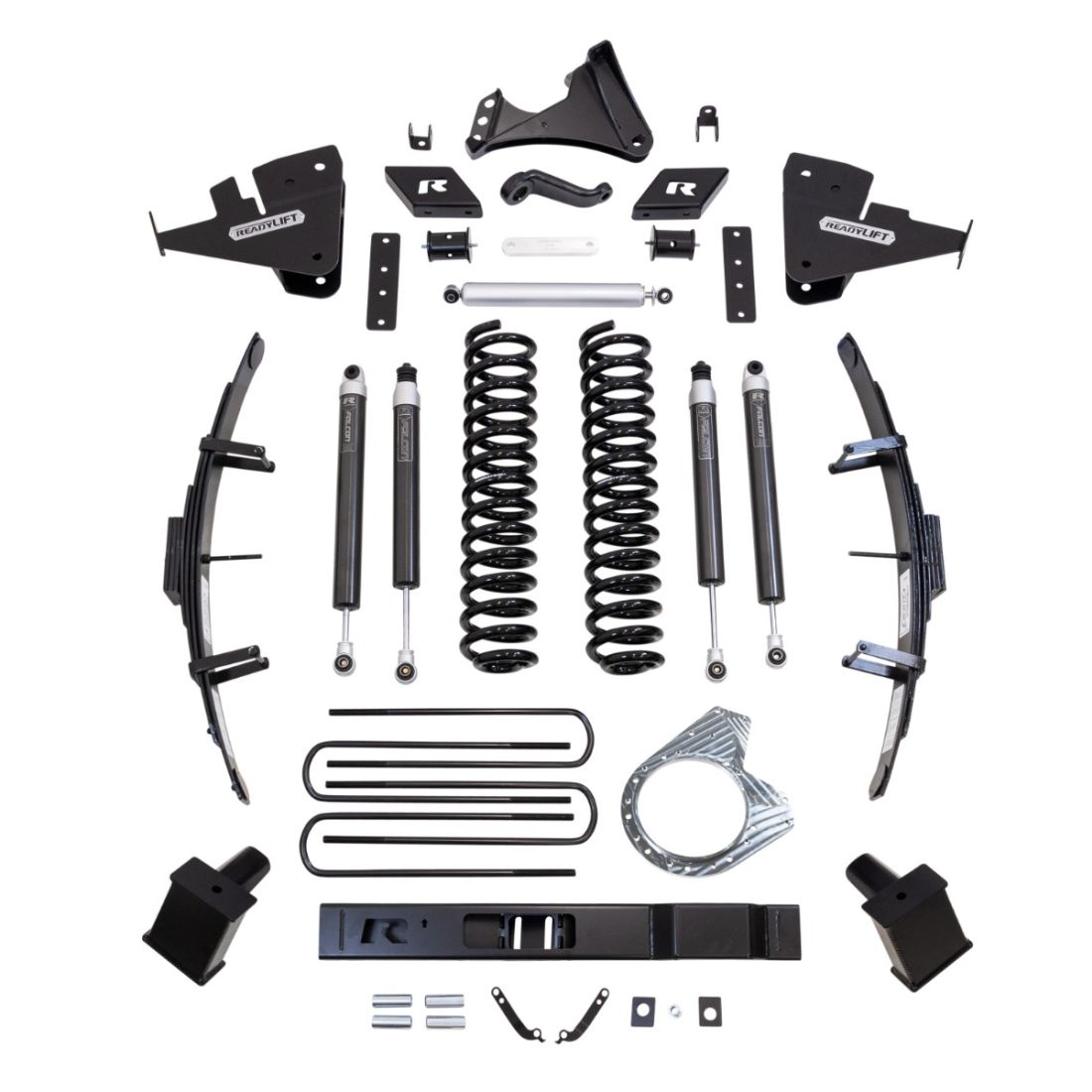 8.5" Lift Kit W/ Falcon Shocks - Ford Super Duty Diesel F250/F350 4WD ...