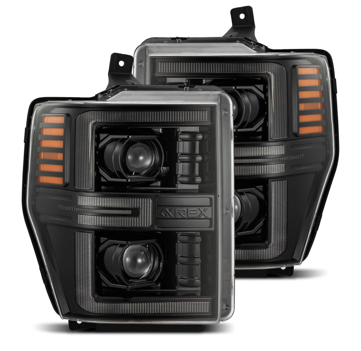 2008-2010 Ford Super Duty F250/F350/F450 LUXX-Series LED Projector Hea ...